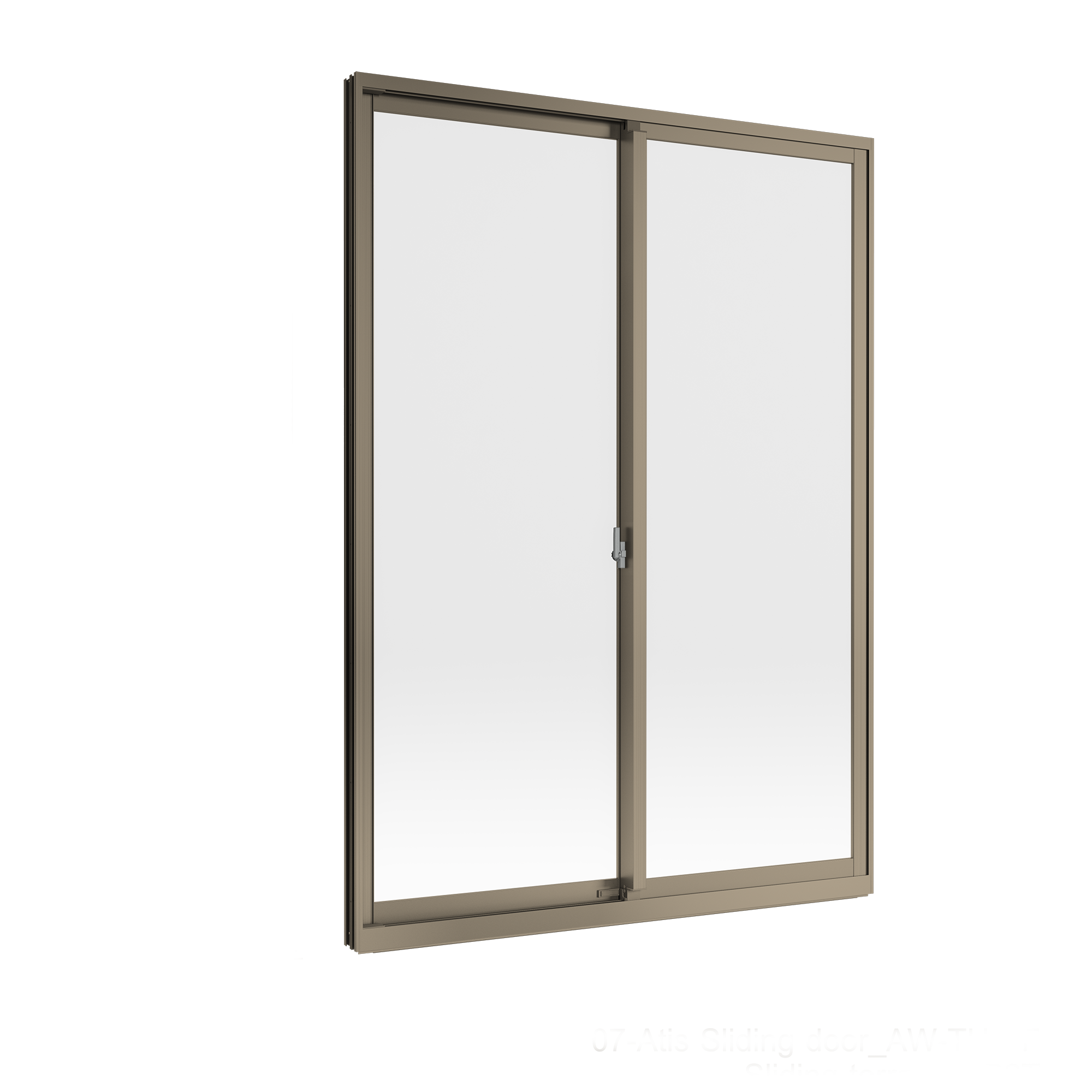 Sliding door (2 panels on 2 tracks) - TOSTEM Thailand