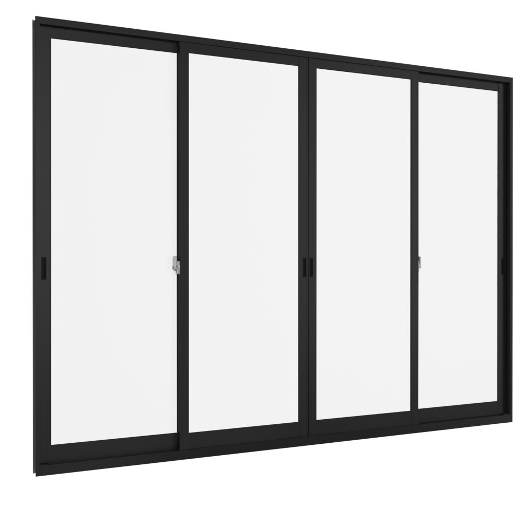 Sliding door (4 panels on 2 tracks) - TOSTEM Thailand