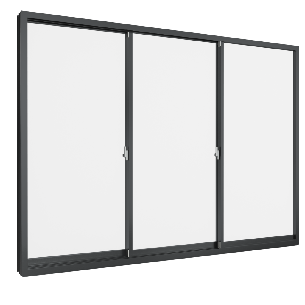 Sliding door (3 panels on 3 tracks) - Testtostem