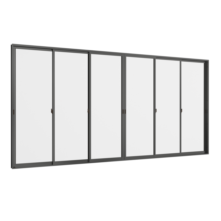 Partition door (6 panels on 3 tracks) - TOSTEM Thailand
