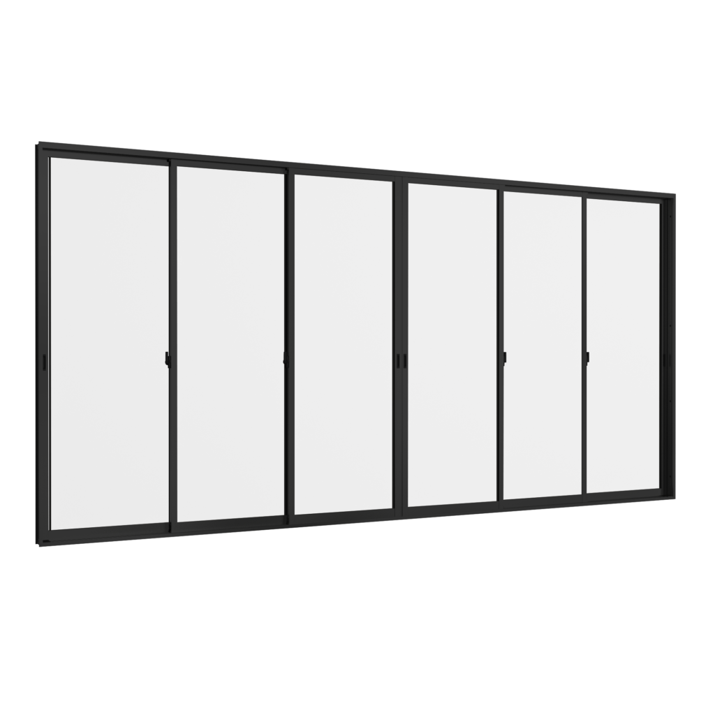 Partition door (6 panels on 3 tracks) - TOSTEM Thailand